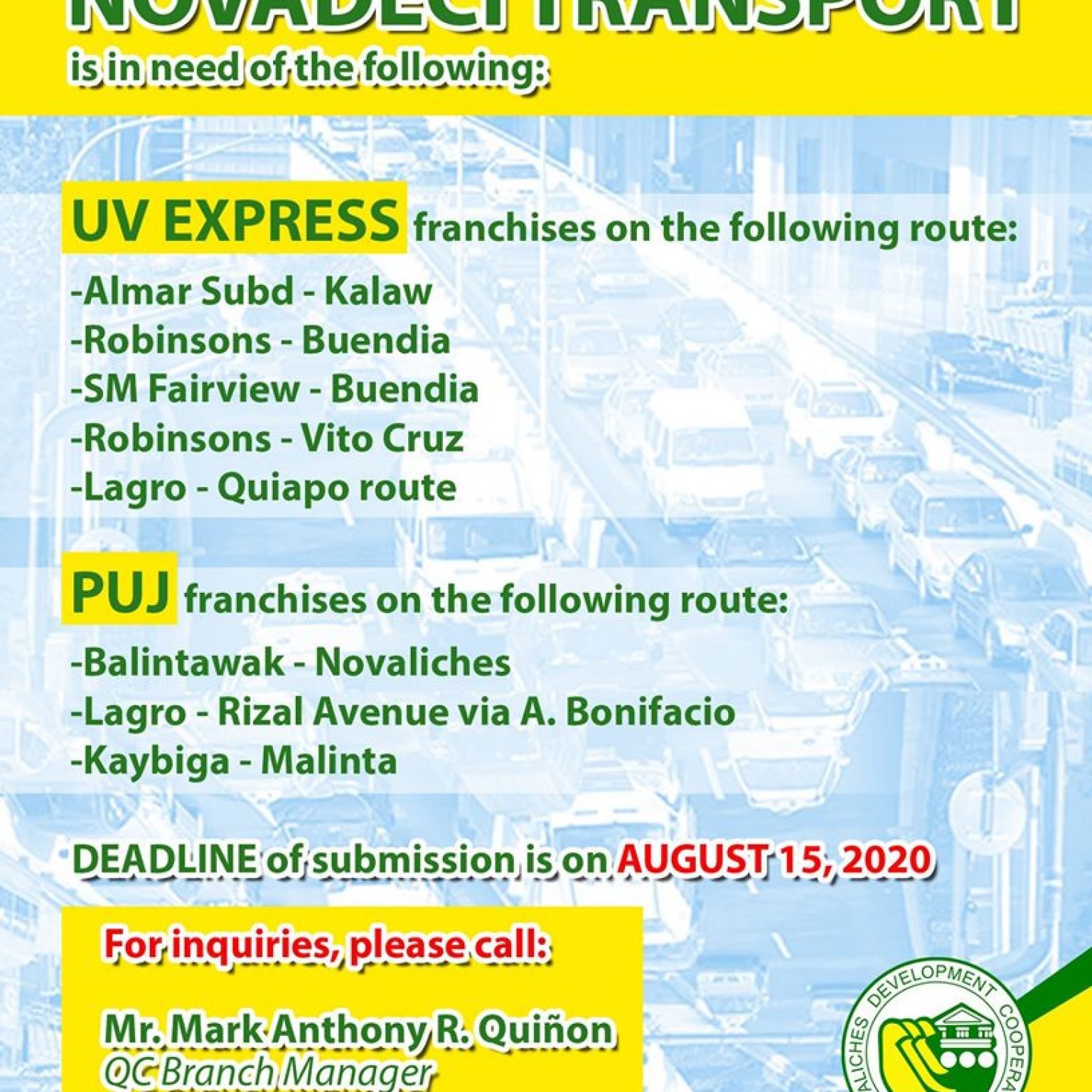 nova-transport | NOVADECI